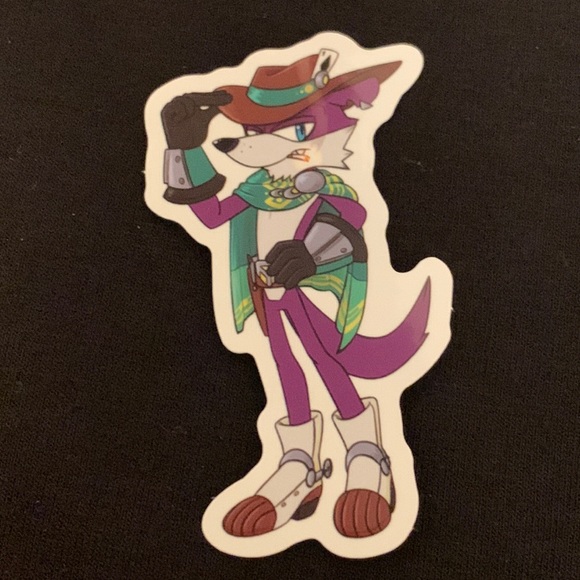 Accessories | 1 In Bundle Sonic Fang The Hunter Nack The Weasel Sticker ...